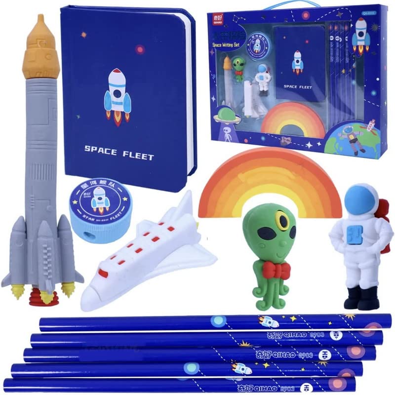 KIDSZILLA Space Stationery Set for Girls Boys - 11 in 1-Kawaii ...