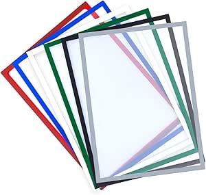 douself Magnetic File Frame Transparent PVC Document Display Frame for ...