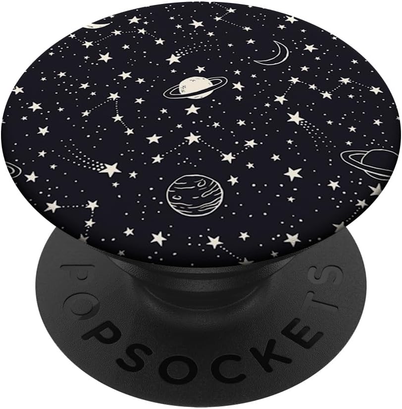 Amazon.com: Whimsical Space Doodle Stars Constellations Saturn Jupiter ...