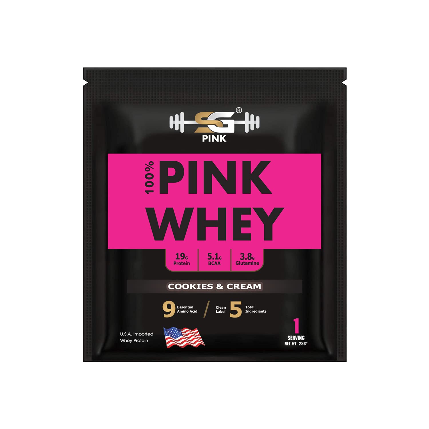 SG Pink Whey Protein Powder 25gram Nutrition 100% Whey Protein Powder ...
