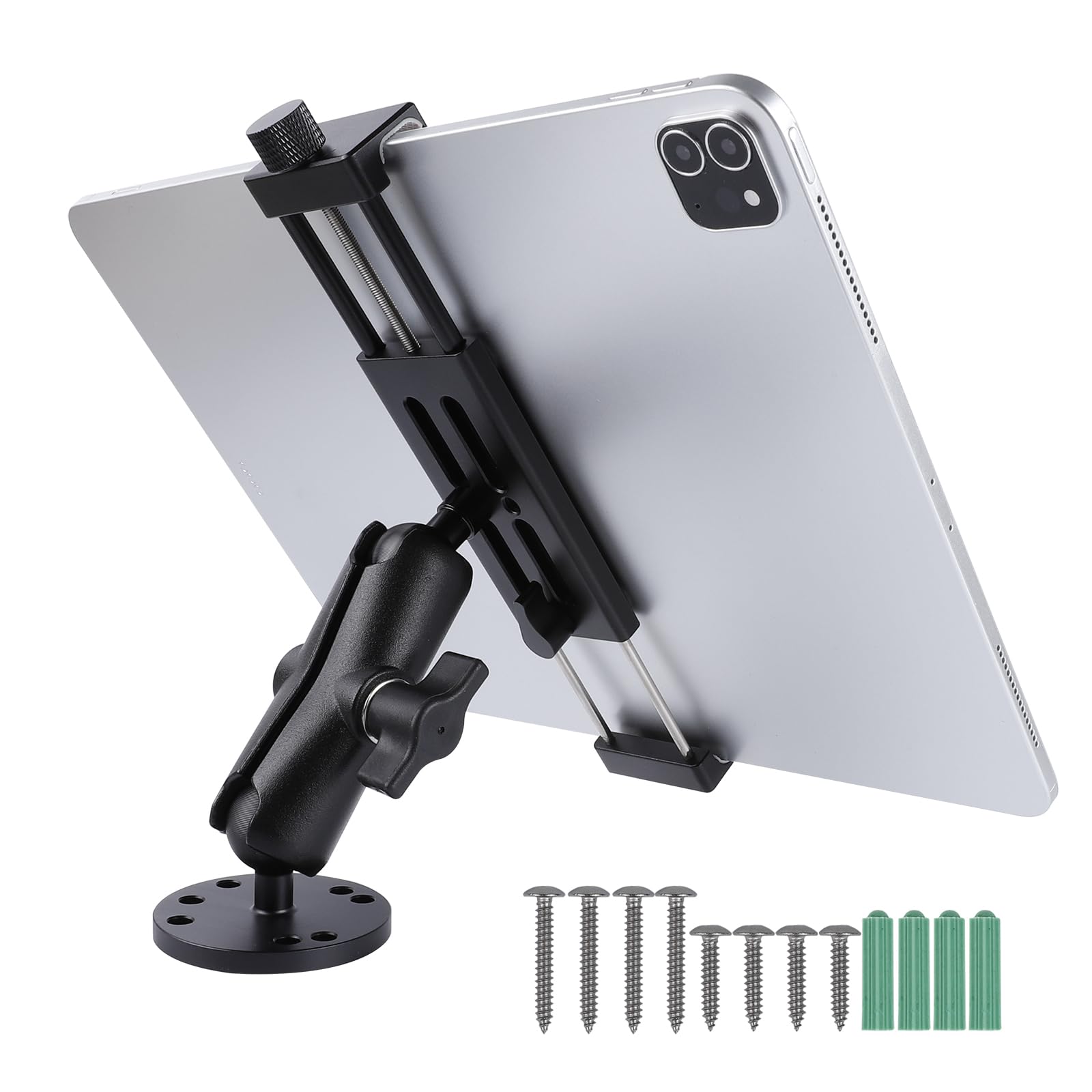 Amazon.com: All-Aluminum Car Tablet Holder with Heavy Duty Drill Base ...