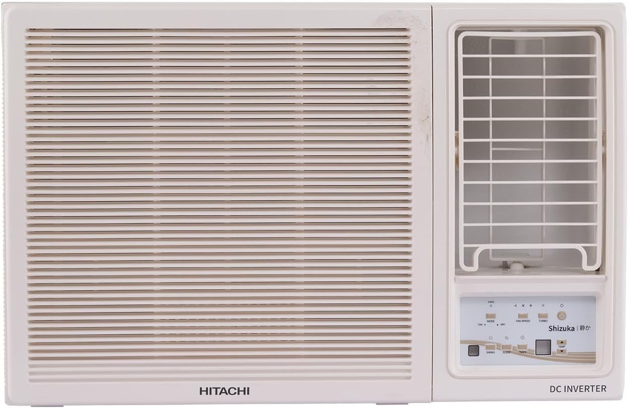 Hitachi 1.5 Ton Class 3 Star, Window Inverter AC (100% Copper, 100% ...