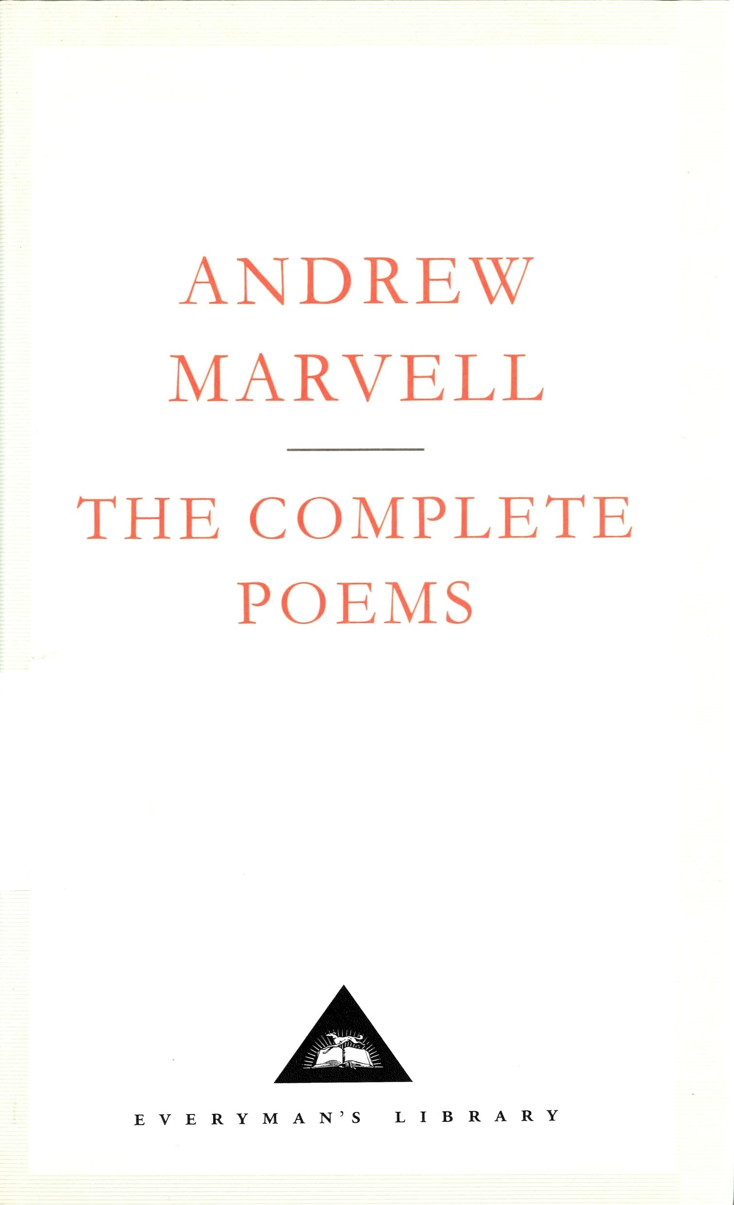 The Complete Poems (Everyman's Library CLASSICS): Amazon.co.uk: Marvell ...