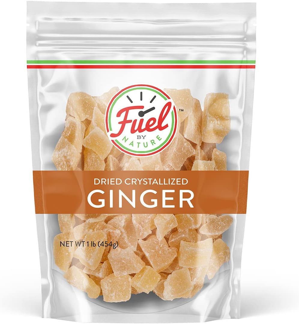 Amazon.com: Next Organics Crystallized Ginger Cubes, 6 oz Bag (Pack of ...