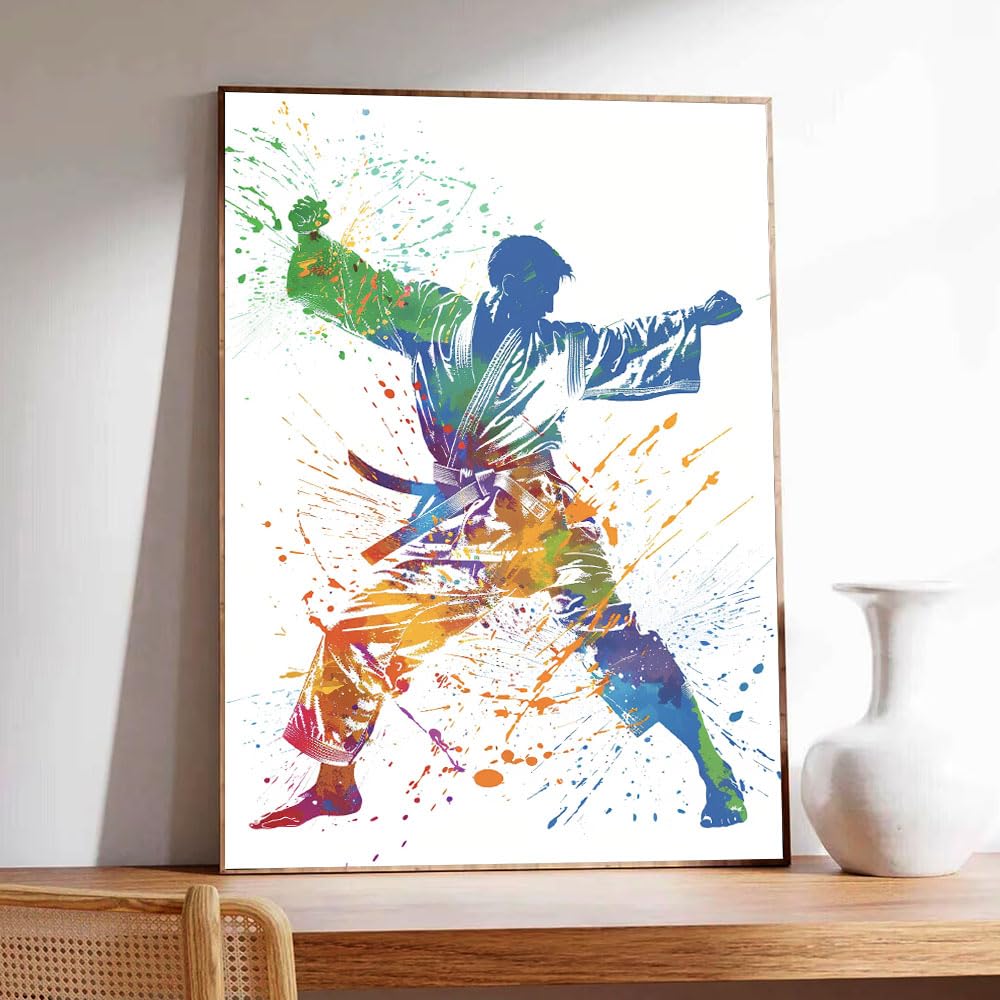 Judo Art Wall Judo Japanese Symbol' Poster, Picture, Metal Print,