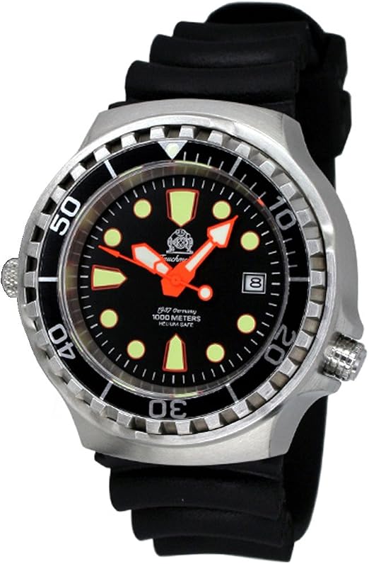 Amazon.com: Tauchmeister Automatic, 1000m Dive Watch with Helium ...