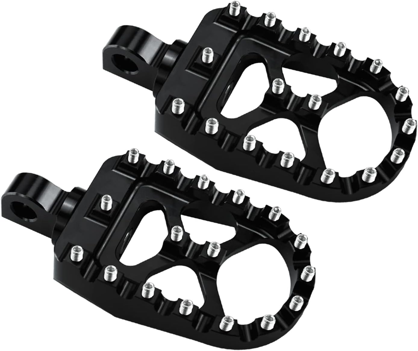 Amazon.com: HCmotorku Motorcycle Foot Pegs MX Offroad Footpegs CNC 360 ...