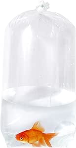 Amazon.com: ALFA Fishery Bags Pack of 100 Flat Bottom Leak Proof Clear ...