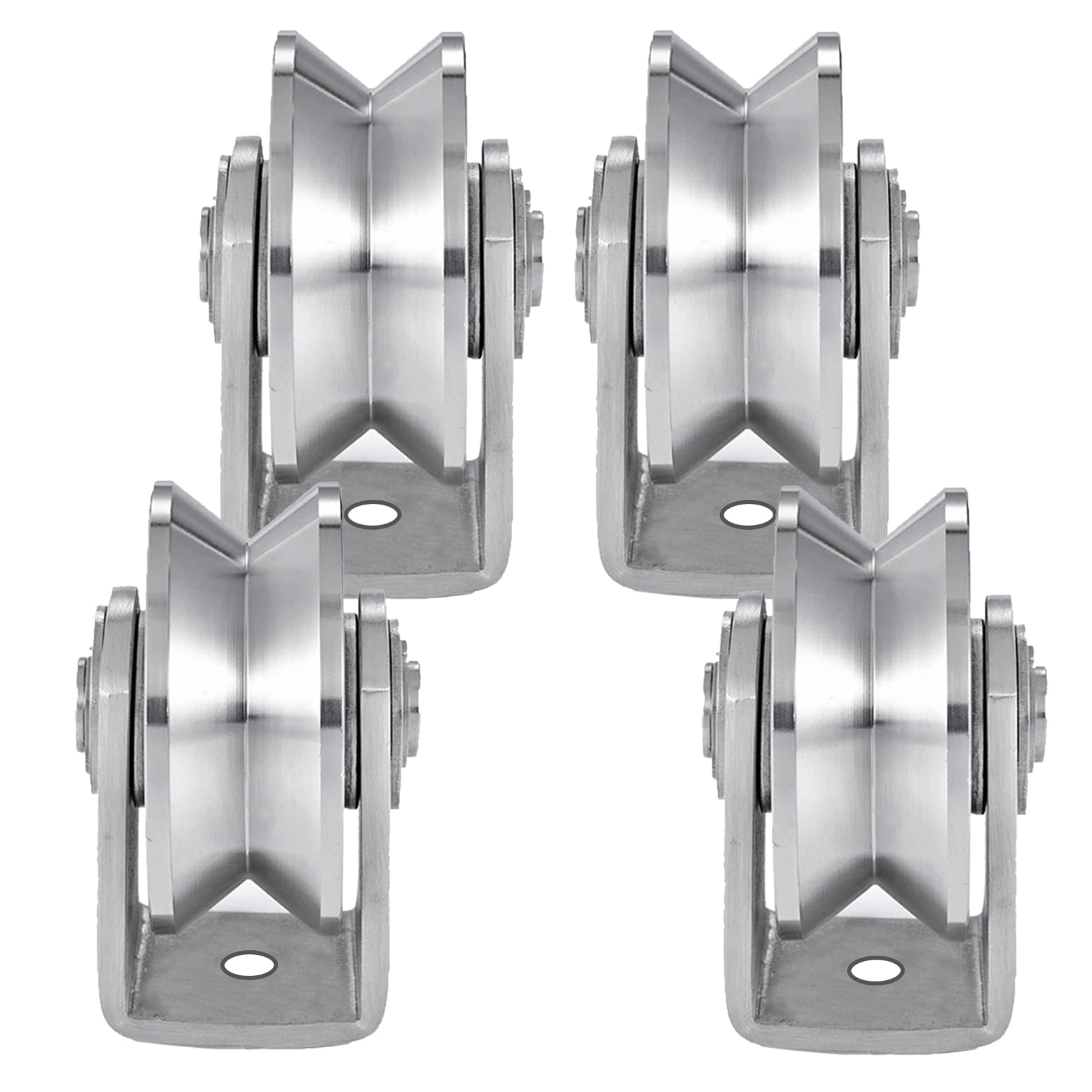 Snapklik.com : V Groove Wheel Stainless Steel Heavy Duty Wire Rope ...