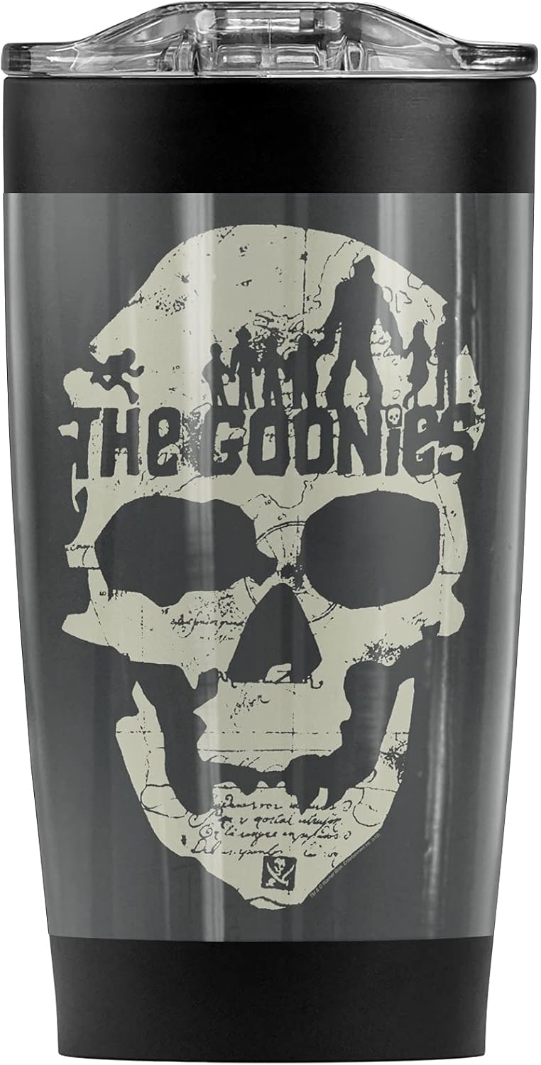 Amazon.com | Logovision The Goonies Skull Map Stainless Steel Tumbler ...
