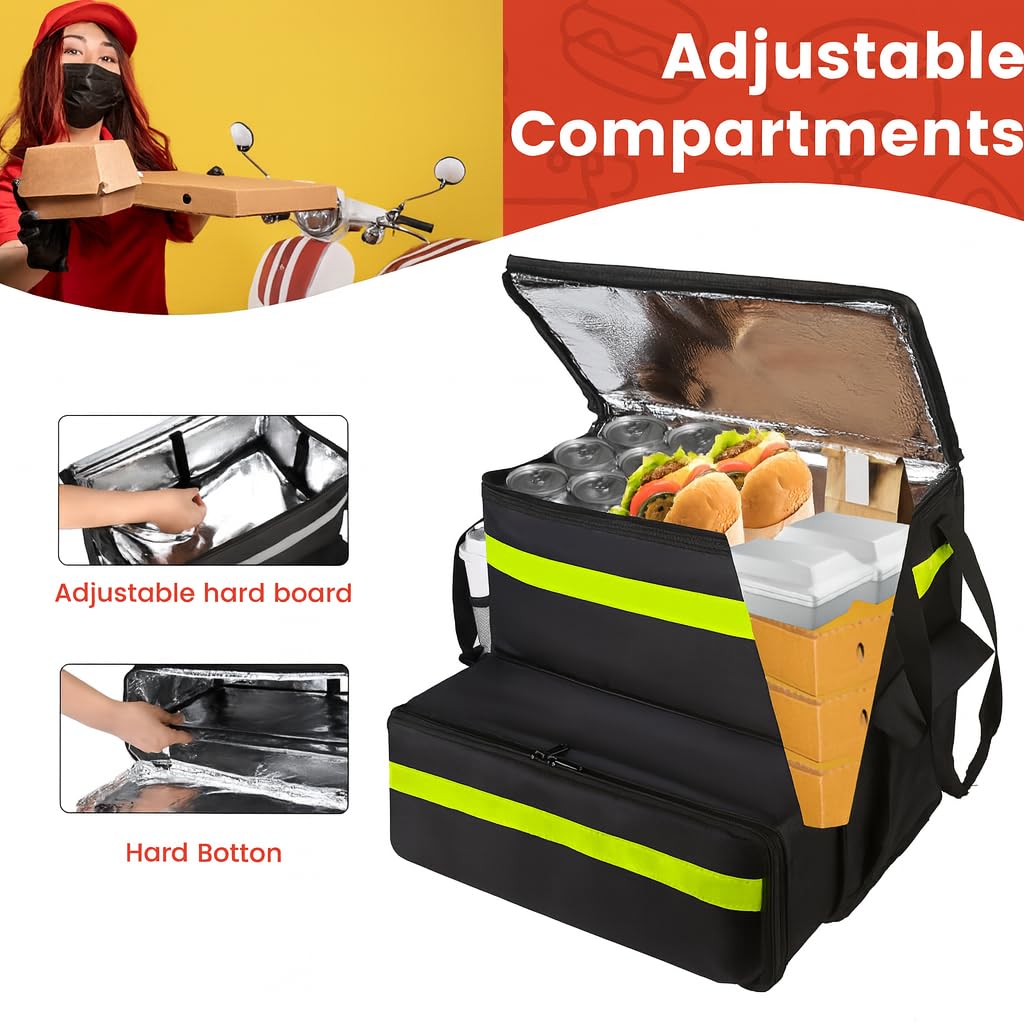 Snapklik.com : Food Delivery Bag,Large Insulated Backpack For Doordash ...