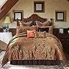 Amazon.com: Loom and Mill 9-Piece Jacquard Comforter Sets King, Classic ...