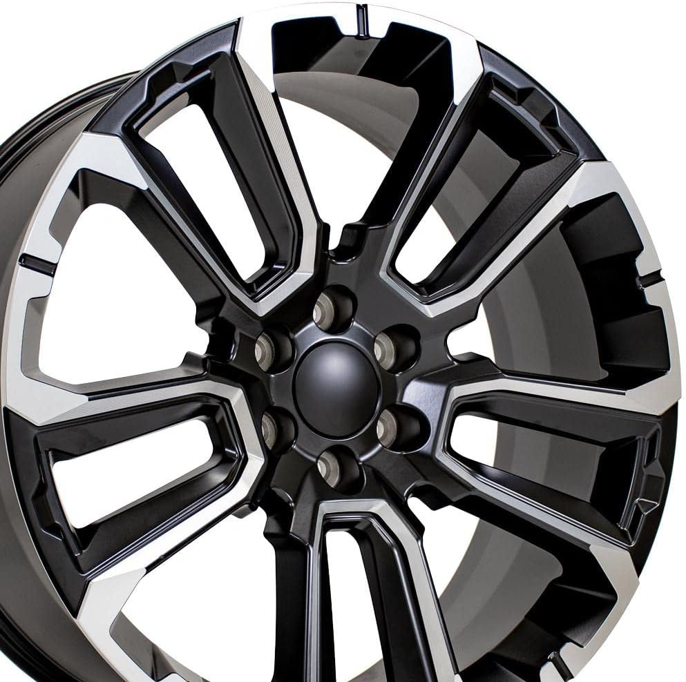 Amazon.com: OE Wheels CV68 24 Inch Rim Fits Suburban 1500 High Country ...