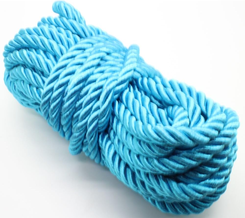Amazon.com: U Pick 10yds 5mm Decorative Twisted Satin Polyester Twine ...