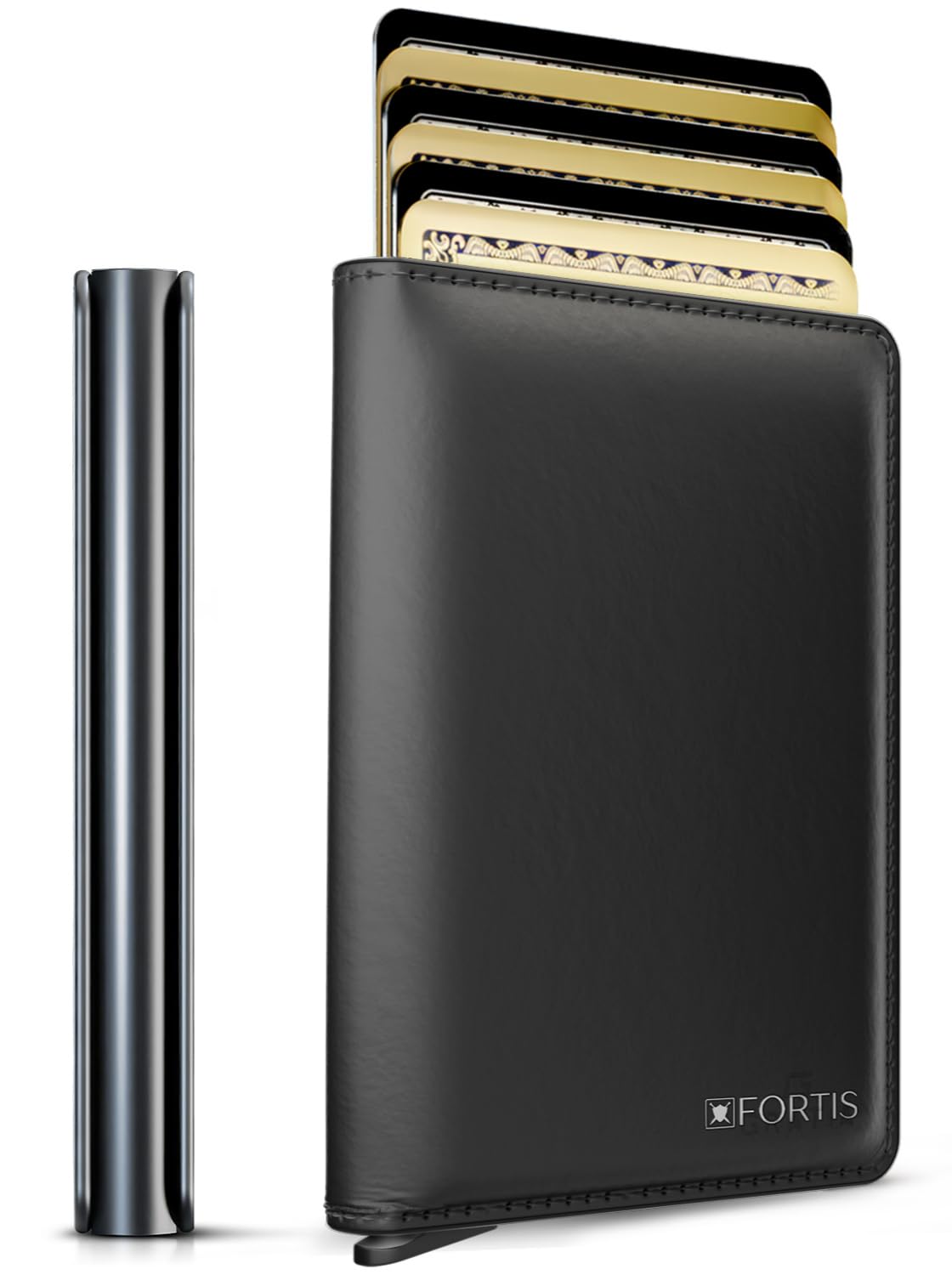 Amazon.com: FORTIS RFID Card Holder, Pop Up Wallet for Men, Minimalist ...