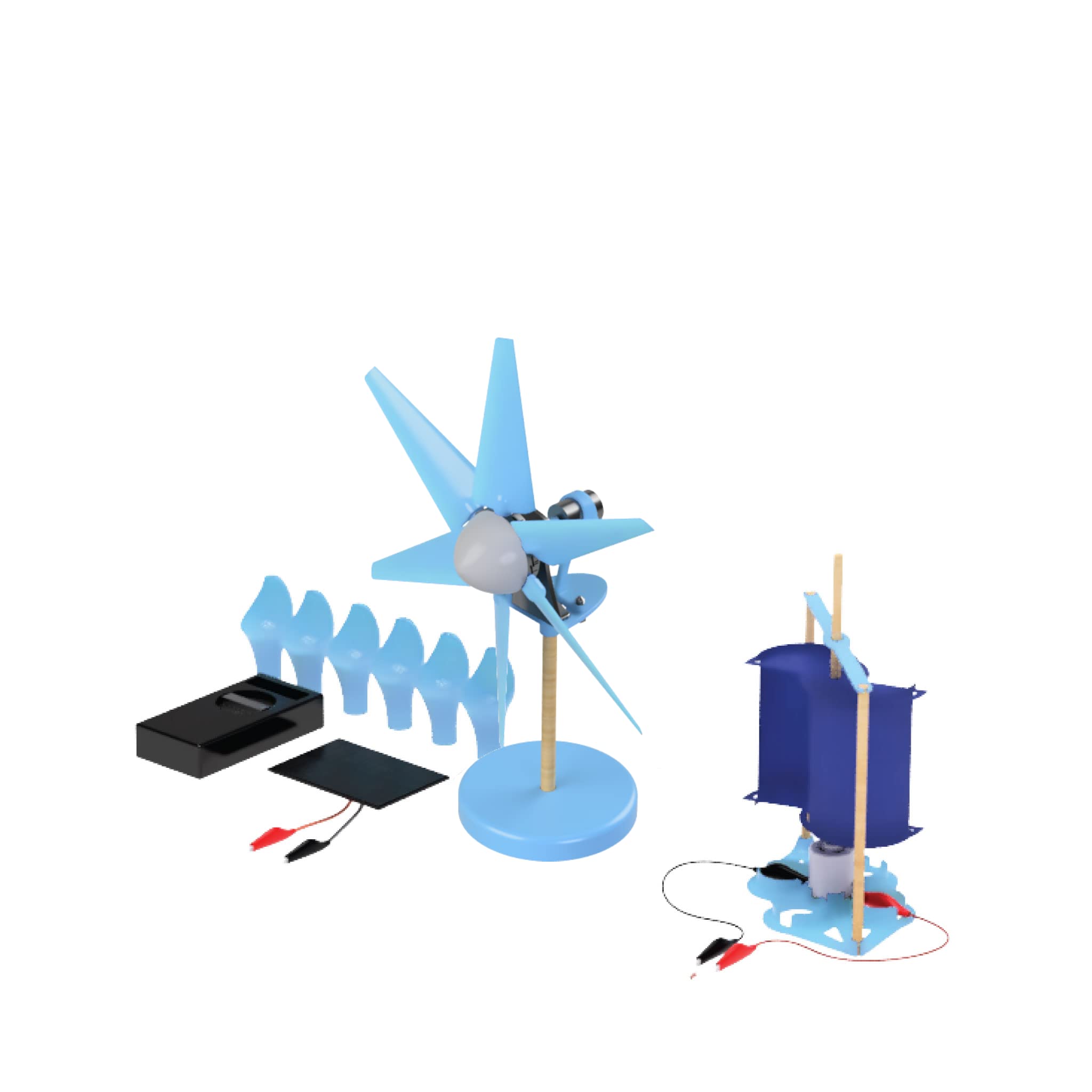 Wind Turbine Kit Alternative Energy Includes Horizontal Wind Turbine ...