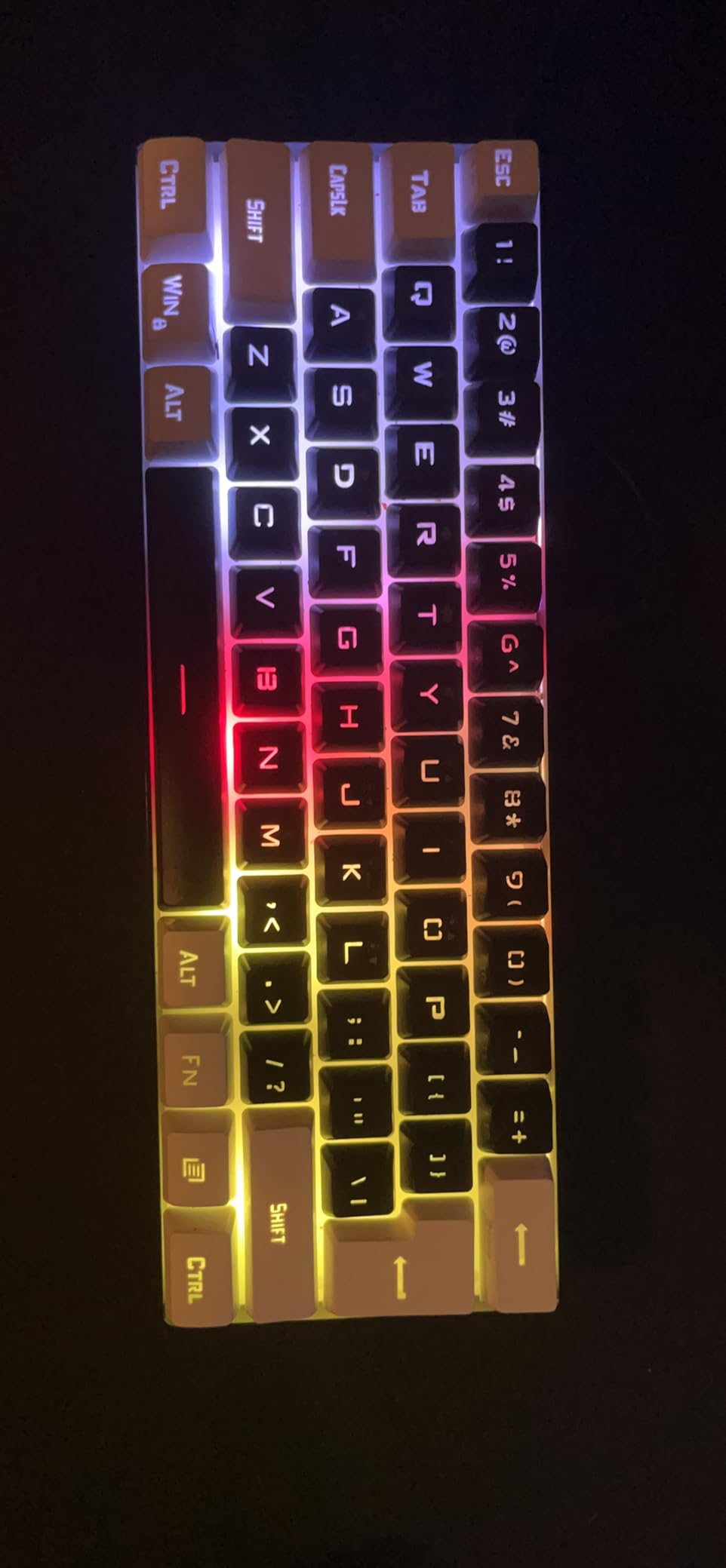 $5/mo - Finance abucow Gaming Keyboard Minimalist Portable Wired Ultra ...