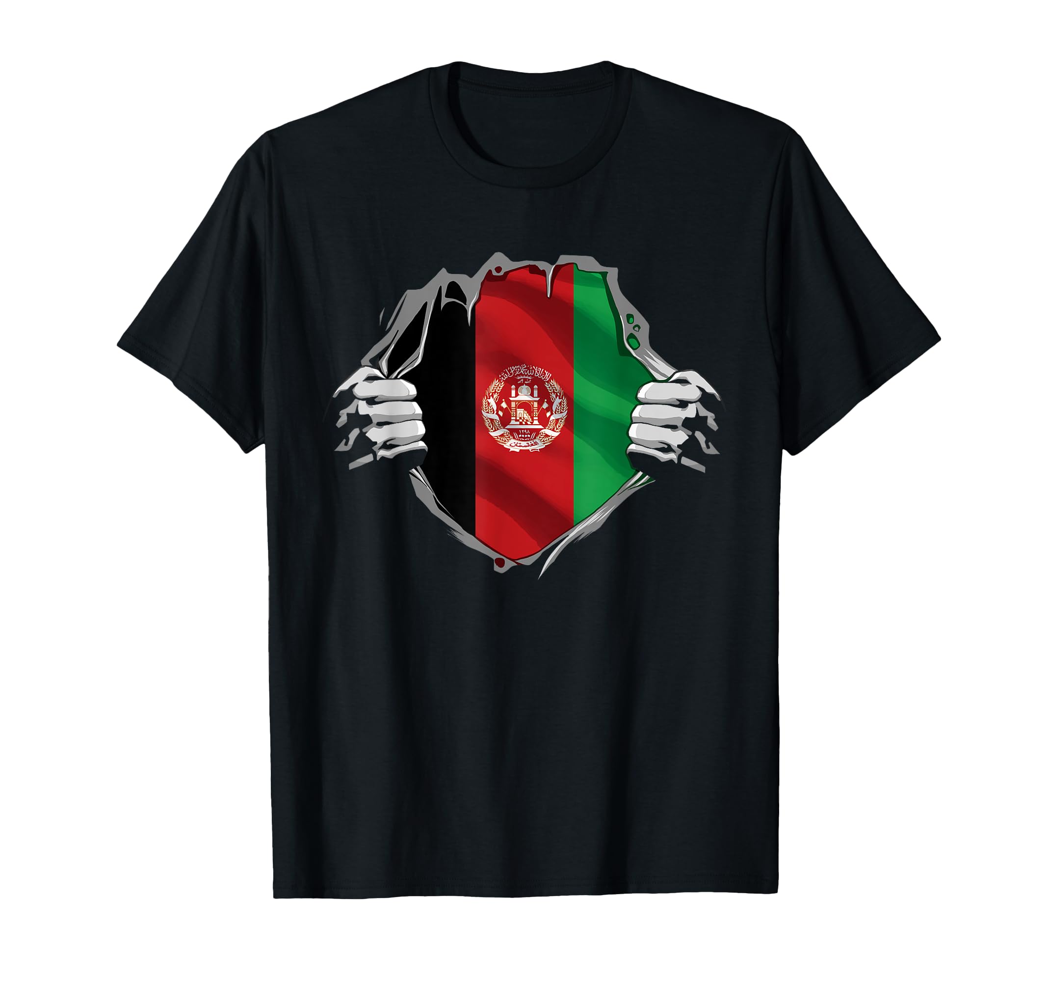 Amazon.com: Afghan Tshirt Super Afghanistan Flag Afghani Roots Heritage ...