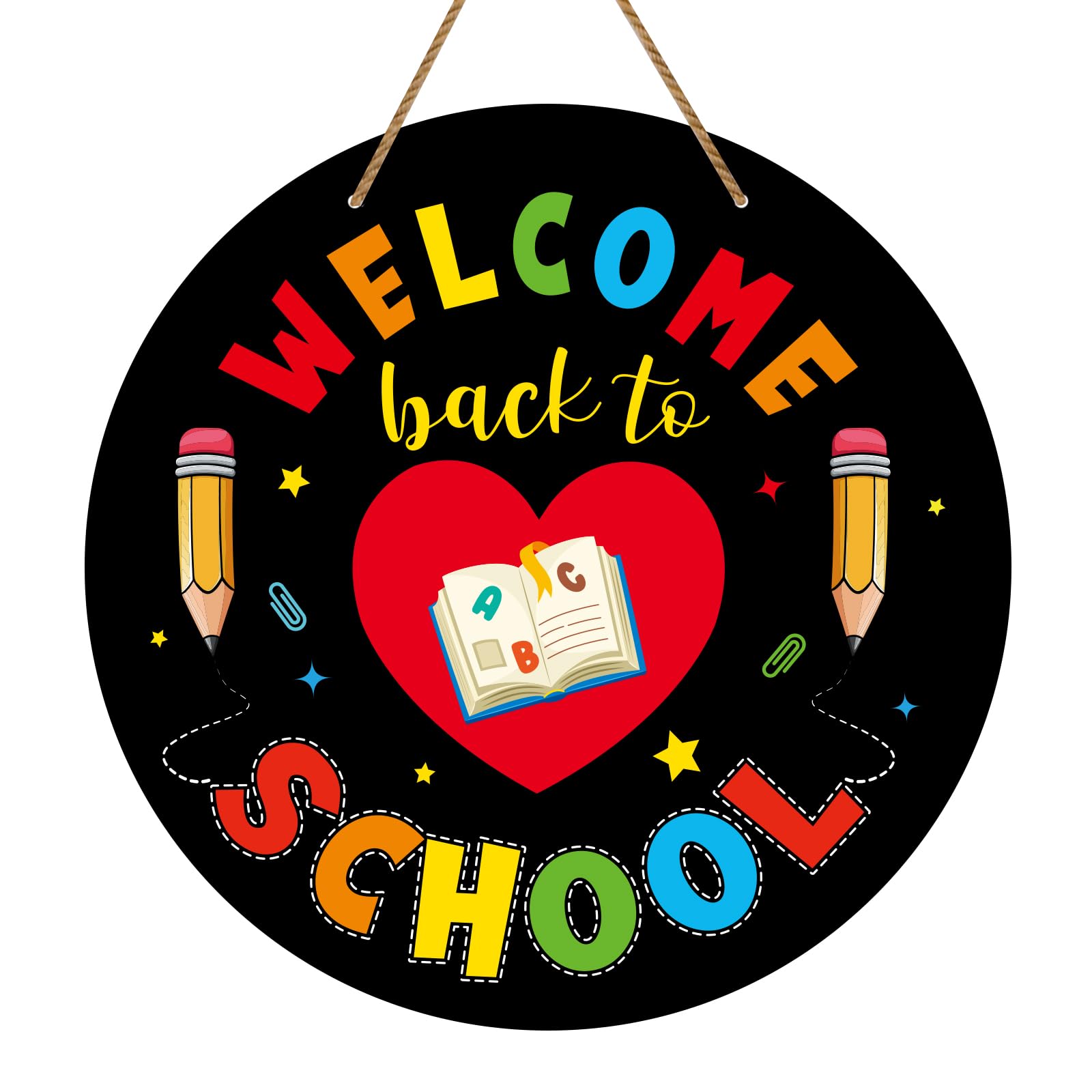 Amazon.com : WaaHome Welcome Sign for Classroom Door Decorations 11.3 ...