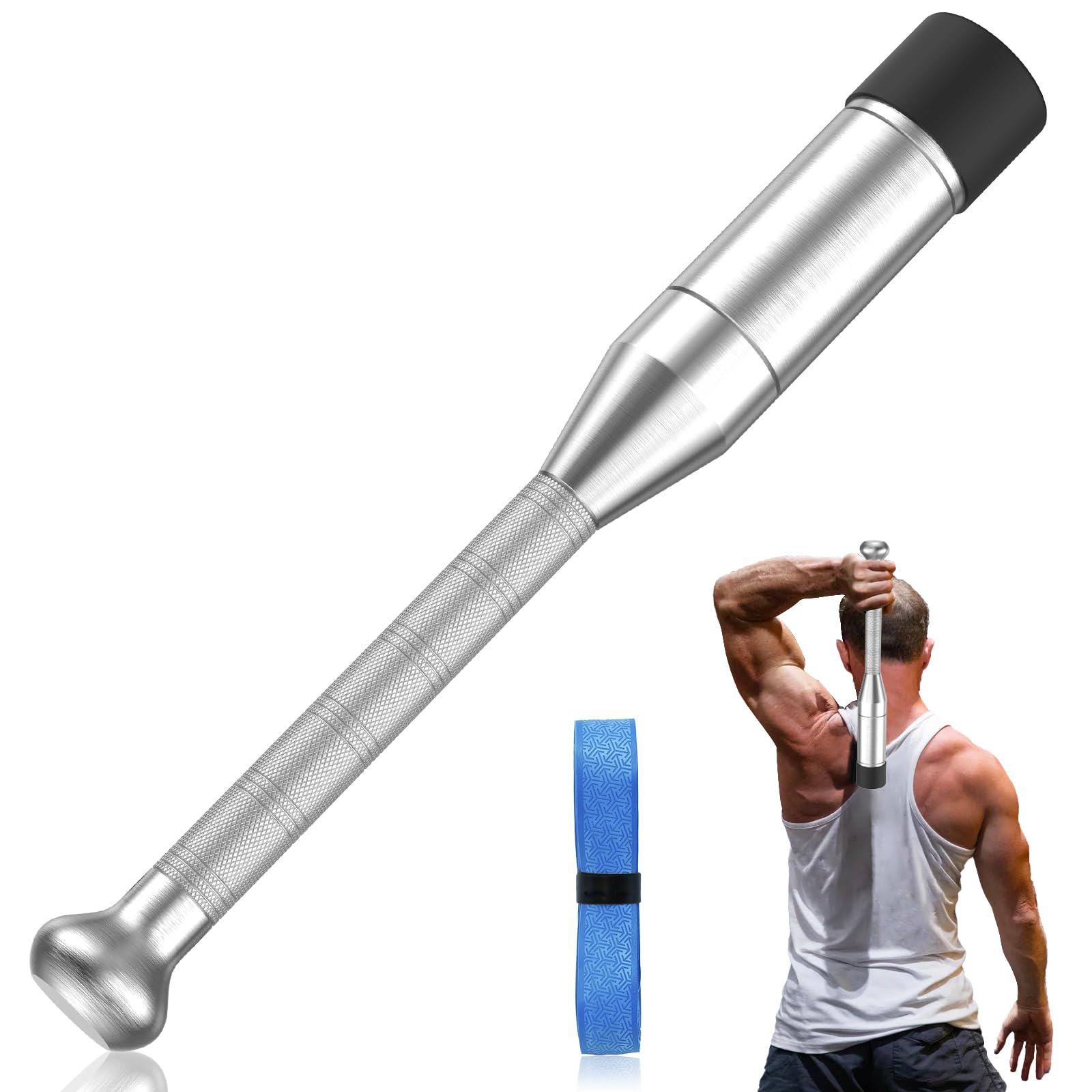 17.5lb Strength Training Equipment MorningRo 17.5lb Adjustable Macebell ...
