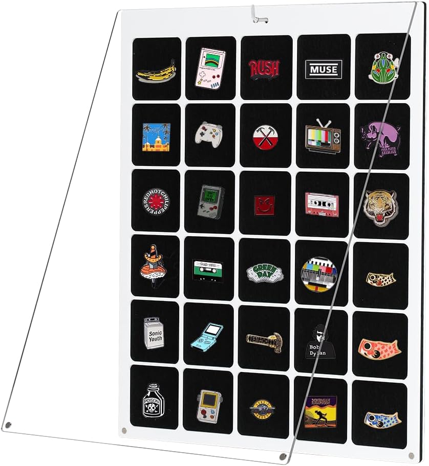 Amazon.com: Chordobe Acrylic Pin Display Board - UV Protection Dust ...