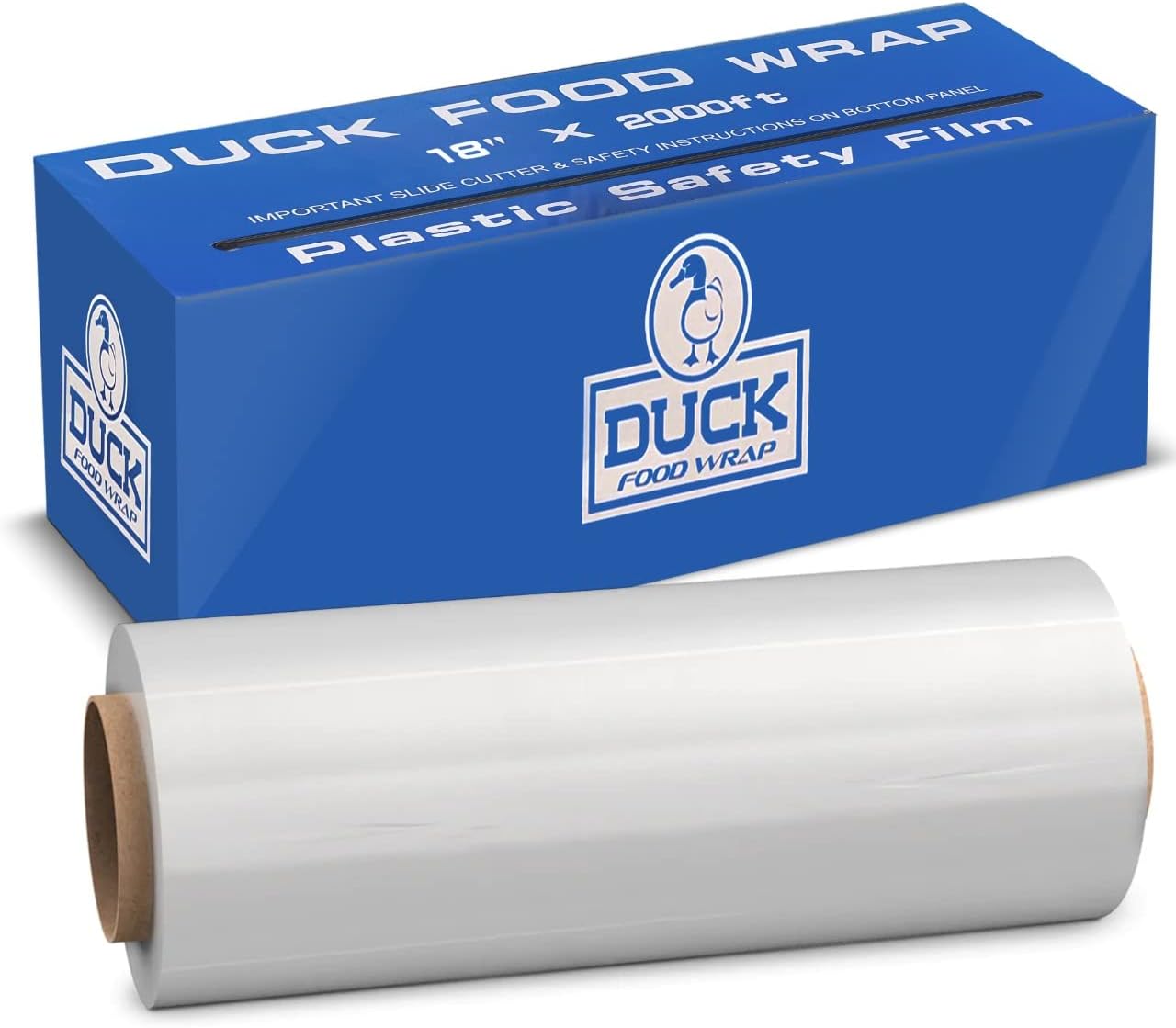 Amazon.com: Duck Food Wrap, 18”x 2000 ft. Plastic Wrap with Seal ...