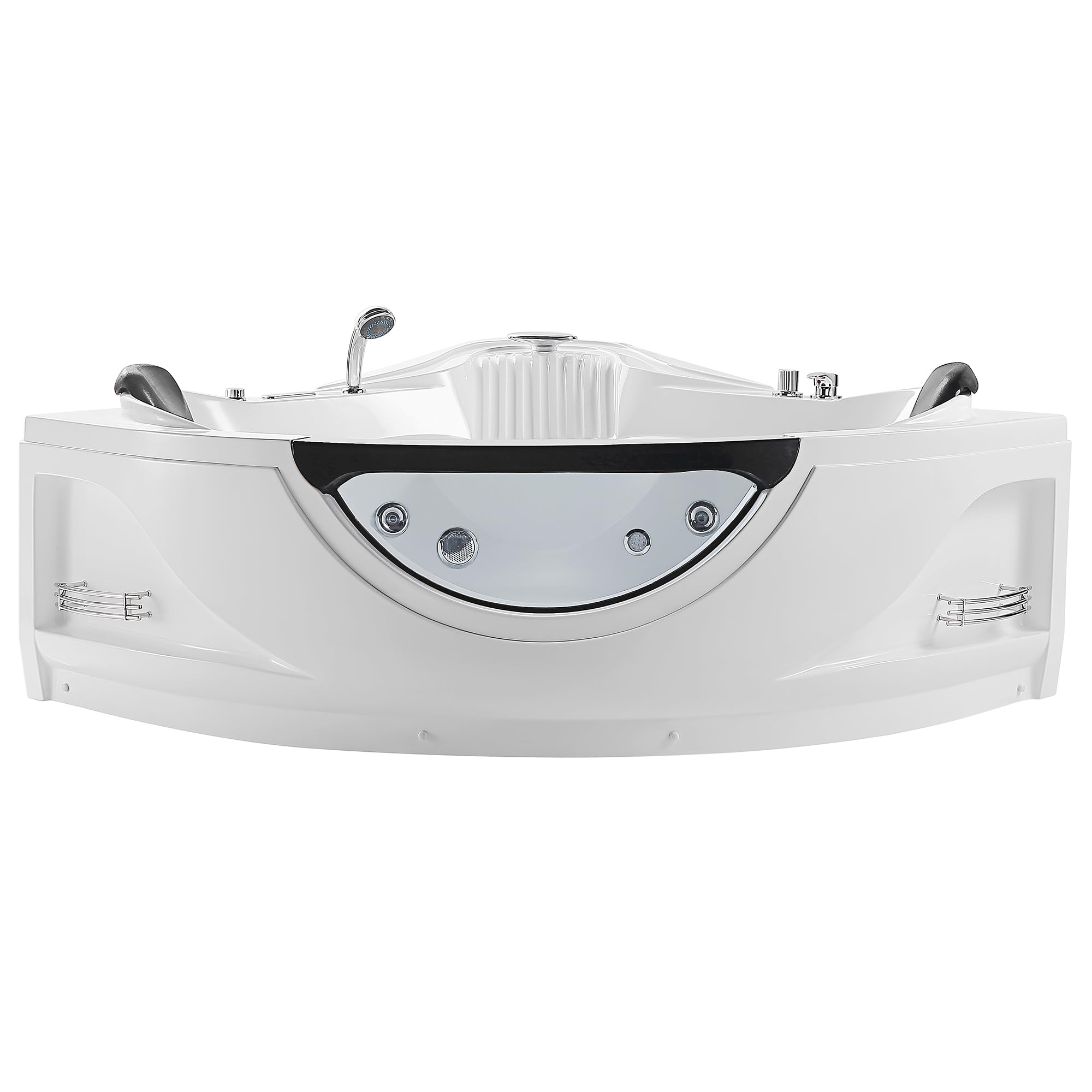 Buy Corner Whirlpool Tub,Empava 2 Person Whirlpool Bathtub,Corner ...