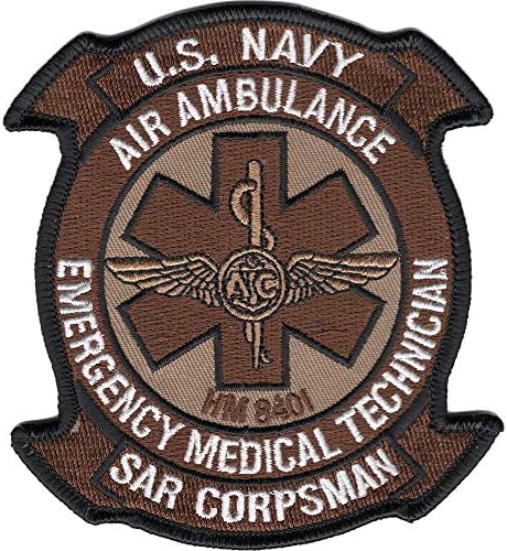 Amazon.com: SAR Search and Rescue Corpsman EMT Air Ambulance Patch ...