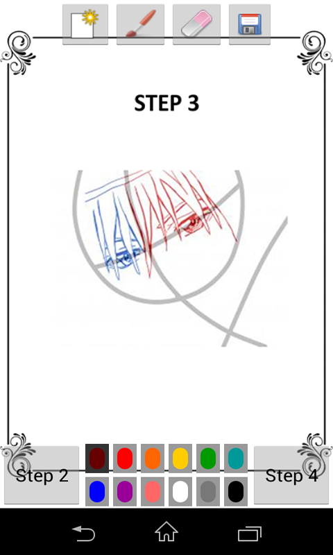 Drawing Anime Face Step By Step Book - 2:Amazon.com:Appstore for Android