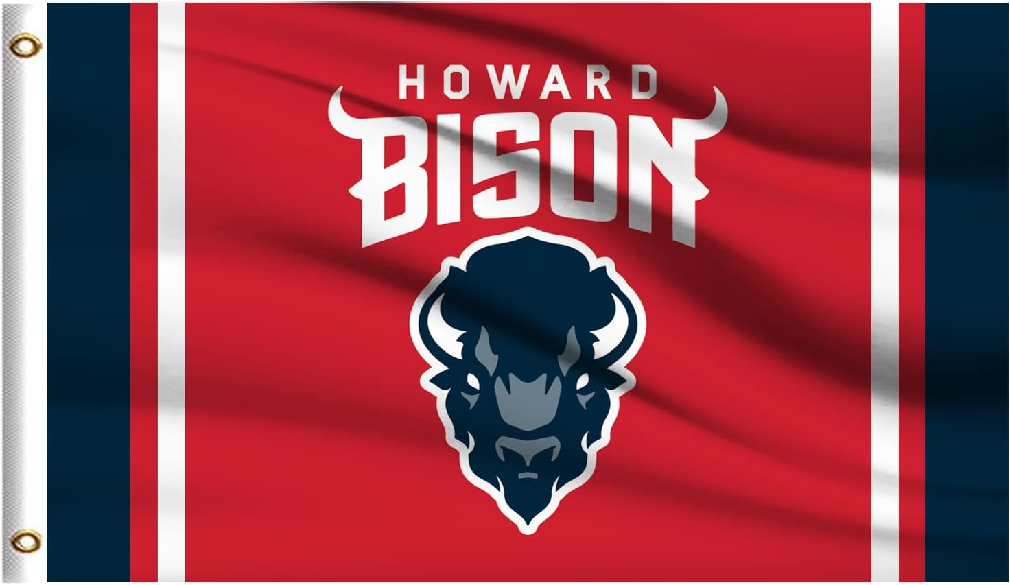 Amazon.com : Howard Bison Flag Outdoor,Outside 3x5 Banner, Double Sided ...