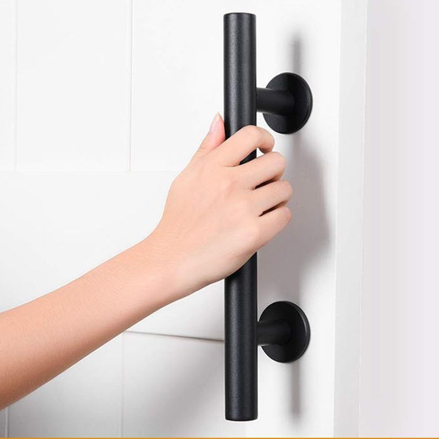 Ndjiloik 30 cm Barn Door Handle Sliding Doors Handle Black High ...