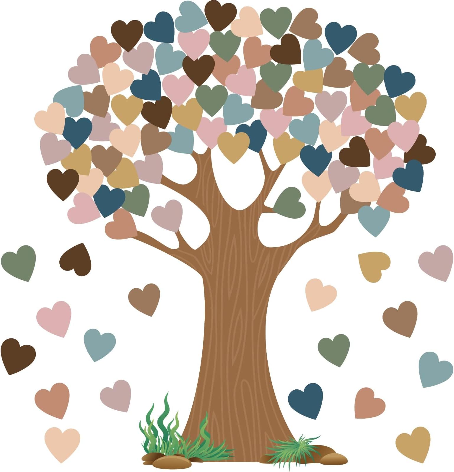 Amazon.com : Schoolgirl Style Simply Stylish 36-Piece Heart and Boho ...