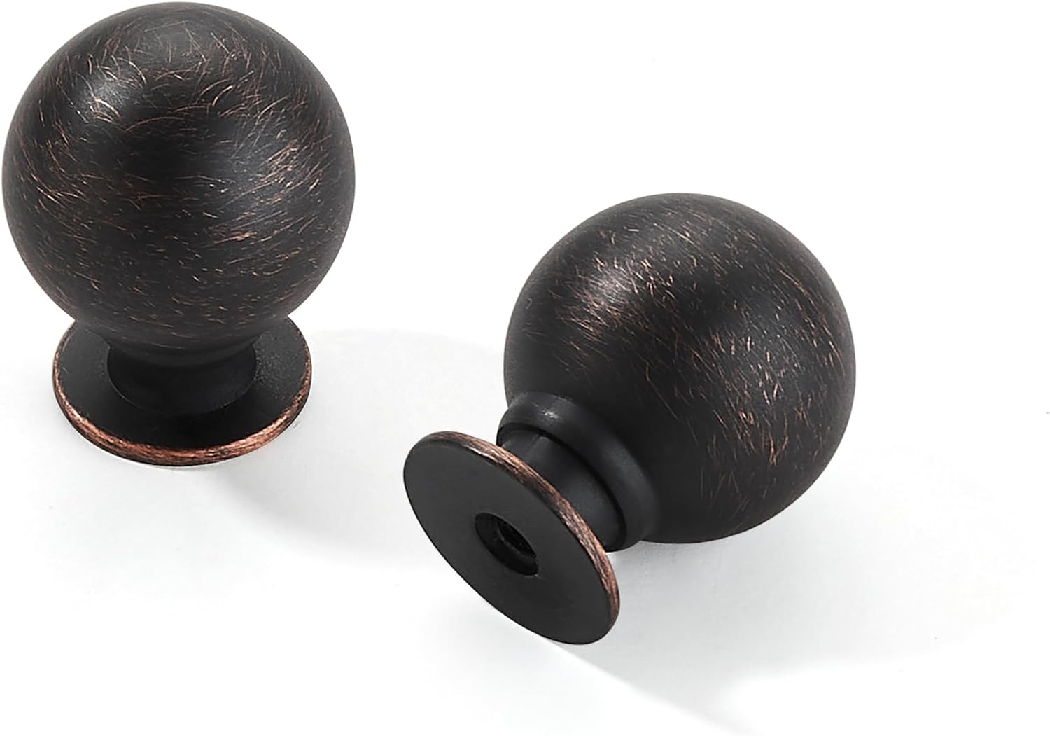 CABDM 10 Pack 1 Inch Vintage Ball Oil Rubbed Bronze Cabinet Knobs ...