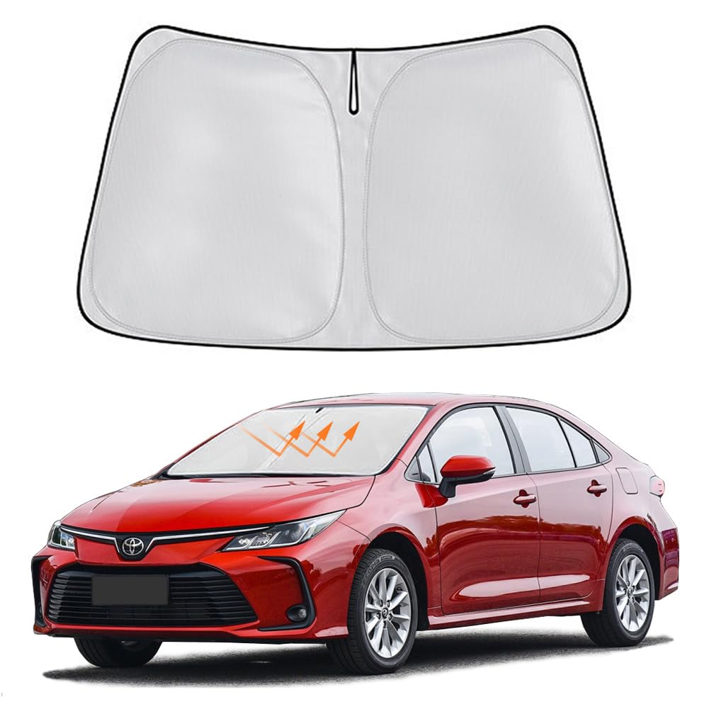 Buy Windshield Sun Shade for Toyota Corolla 2019-2024 (Not for Corolla ...