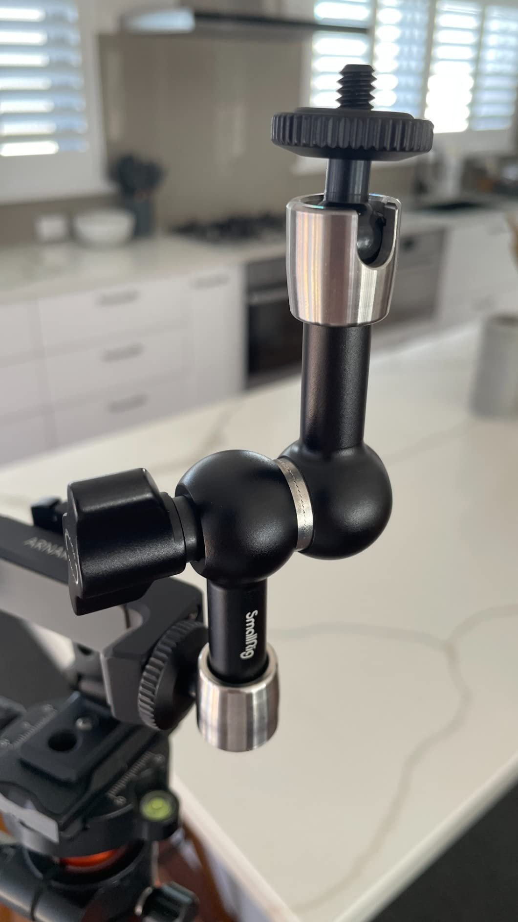 SMALLRIG 5.5" Articulating Magic Arm Monitor Mount with Both 1/4" Screw ...