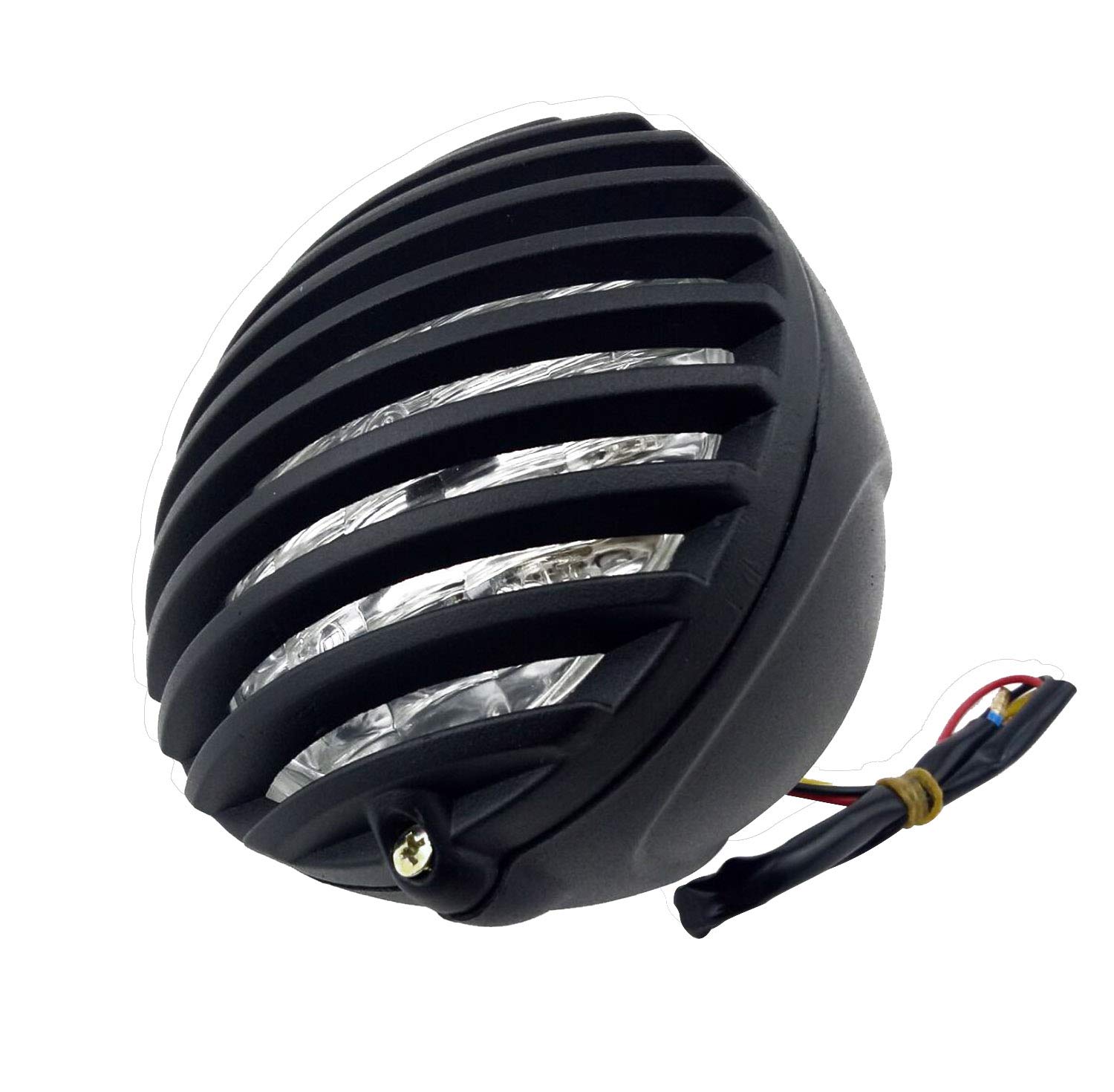 Buy WOVELOT 5 Inch Motorcycle Headlight Grill Prison Chopper Bobber ...