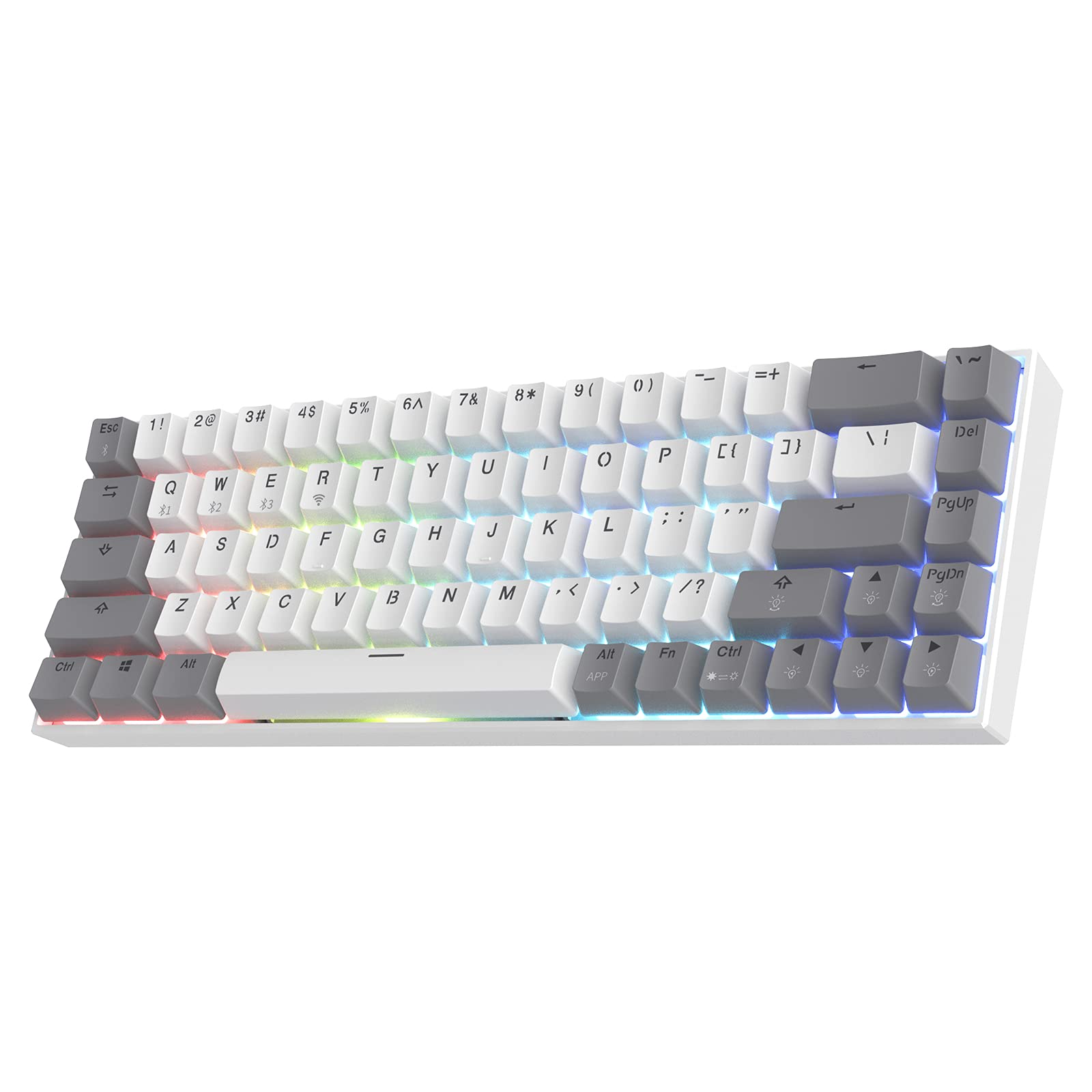 Buy FL ESPORTS F12 65% Three-Mode Wireless Mechanical Keyboard, 68 Keys ...