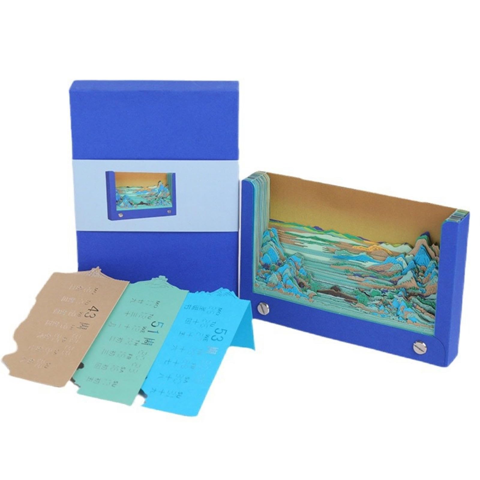 Amazon.com : 3D Calendar,Artsy Pads,3D Memo Pad Calendar 2025,3D ...