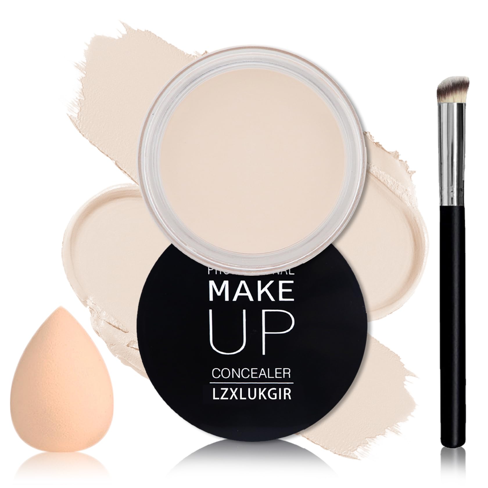 Amazon.com : LZXLUKGIR White Concealer Under Eye Corrector Cream ...