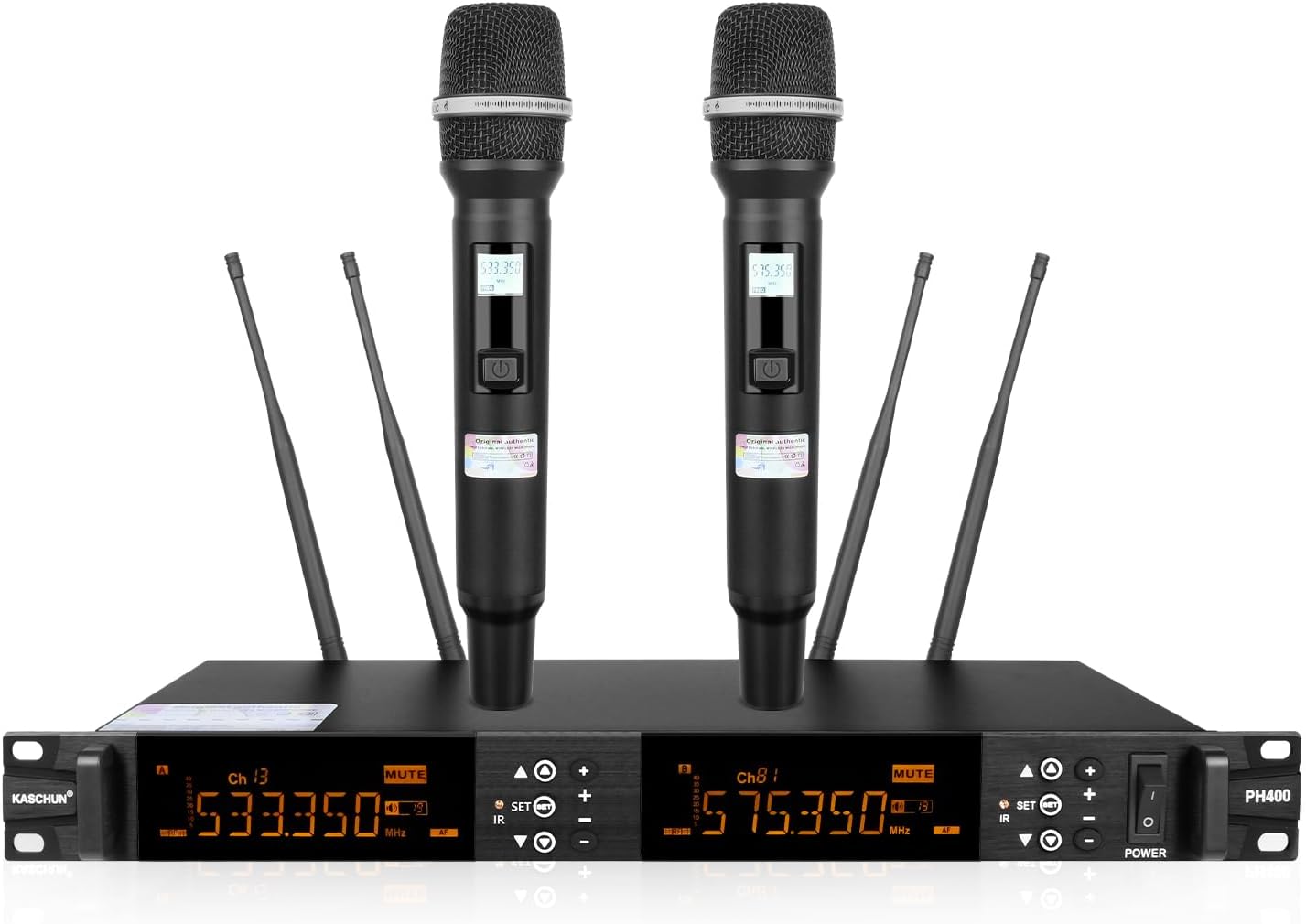 Amazon.com: GTD Audio 4 Handheld Wireless Microphone Cordless mics ...
