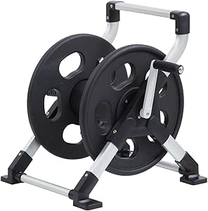 Amazon.com: Liberty Garden 306 Explorer Floor or Wall Mount Hose Reel ...