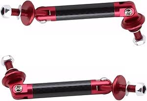 Amazon.com: Set Of 2 Lightweight Car Front Lip Struts Rods Stabilizers ...