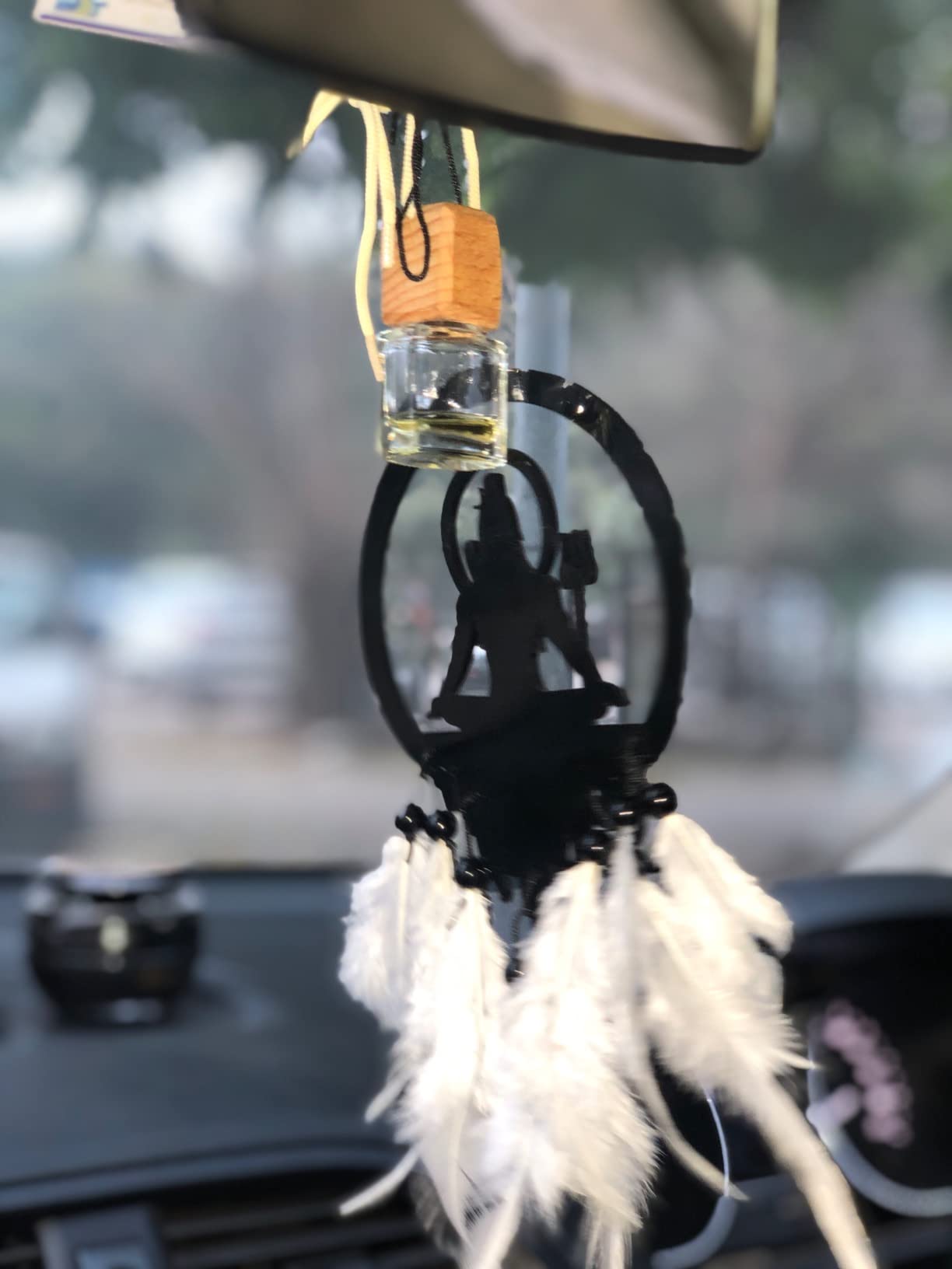 Laxmihari Exim Radha Krishna Dream Catcher for Car, Home & Wall Hanging ...