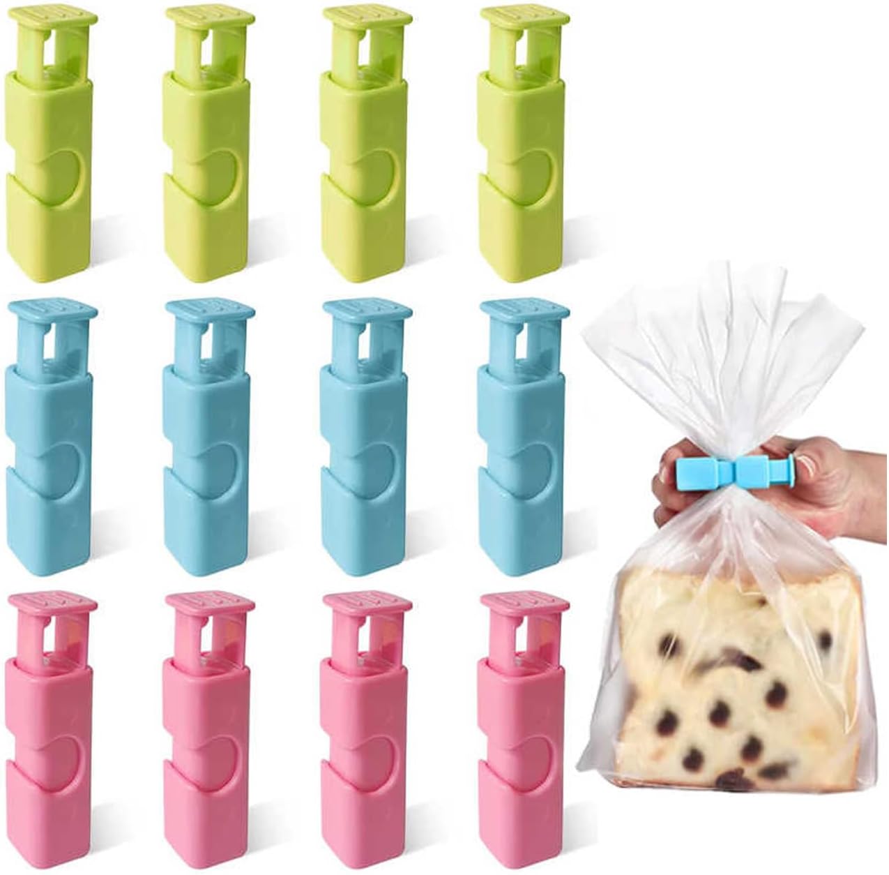 Amazon.com: PEOVLVN 8 Pcs Cute Chip Clips, Chip Clips Bag Clips Food ...