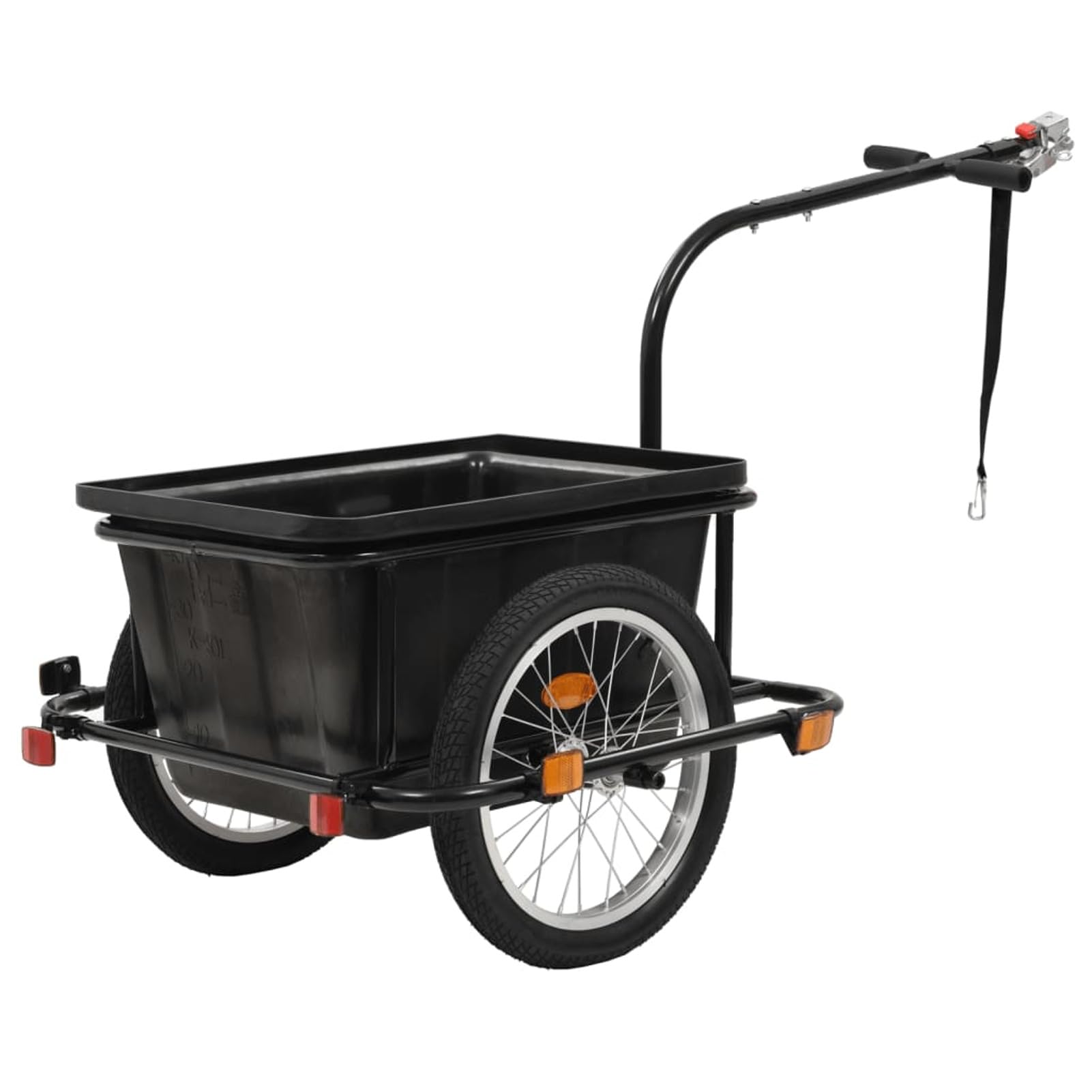 Amazon.com: Gecheer Bike Cargo Trailer Black 13.2 gal : Sports & Outdoors