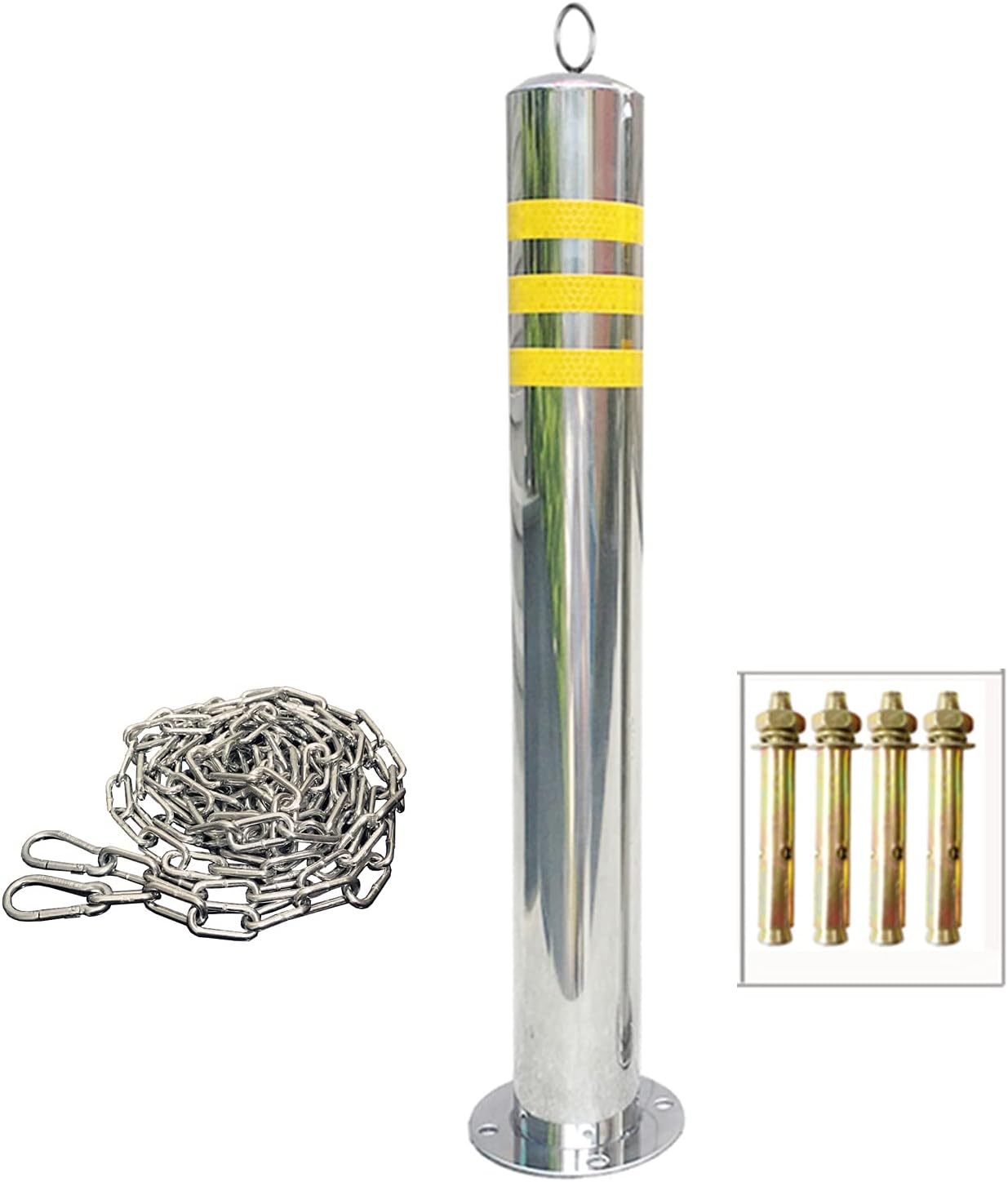 Road Safety Bollards with Warning System - Anti-Collision Posts & 5m ...