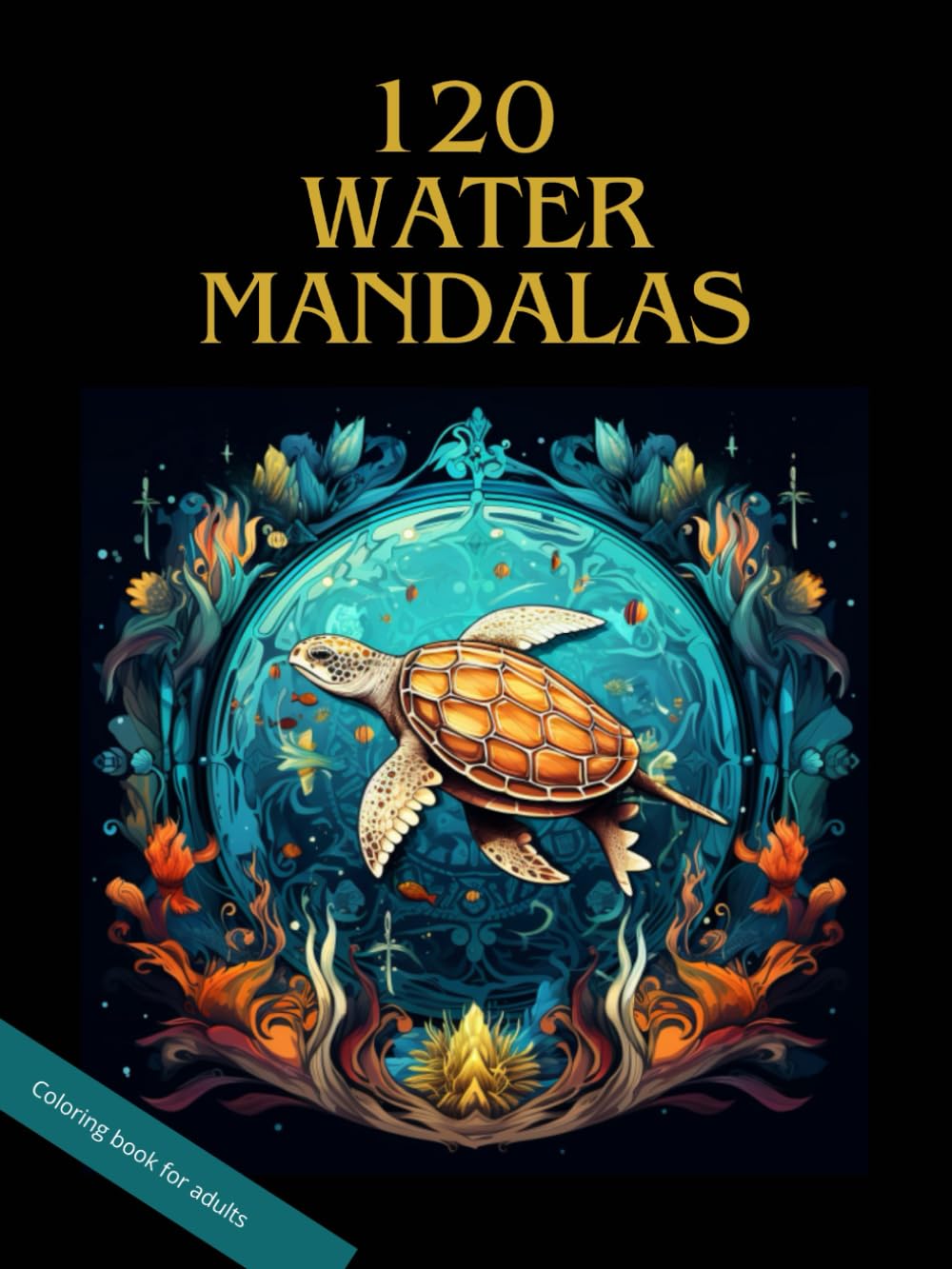 Amazon.com: 120 Water Mandalas: Relaxing and mindfulness Coloring book ...