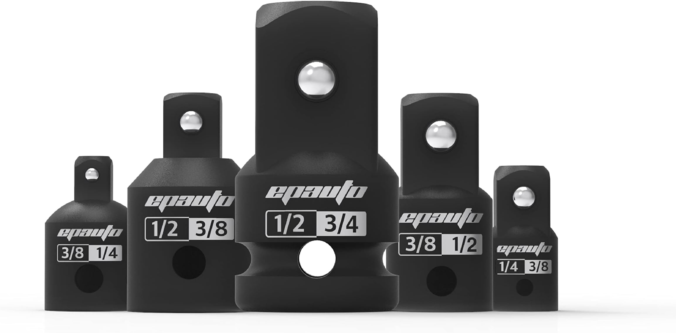 ColumPRO 5PCS Impact Socket Adapter Set,Socket Converter&Reducer,1/2 to ...