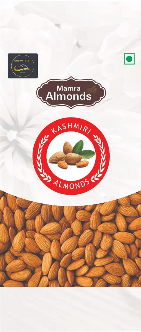 Kashmir’s kagzi special Mamra Almonds in Shell (Mamra Badam) (900 gram ...