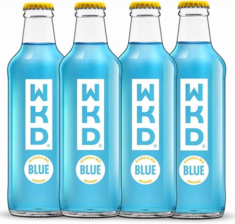 WKD Blue | Original Vodka Mix | 275ml Bottles | 4 Pack | Wicked ...